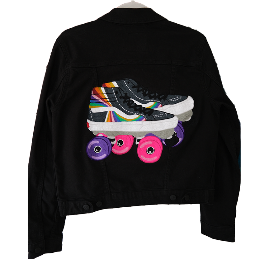 Custom Chainstitch Embroidered Denim Jackets • Daily Disco Custom ...