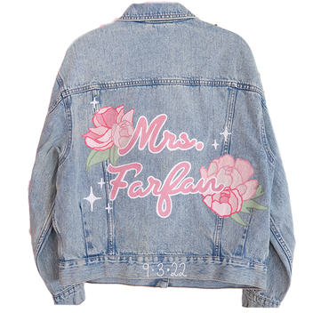 Custom Chainstitch Embroidered Denim Jackets • Daily Disco Custom ...