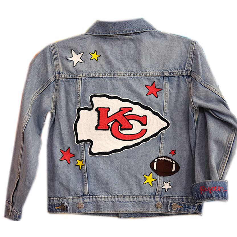 Custom Chainstitch Embroidered Denim Jackets • Daily Disco Custom ...
