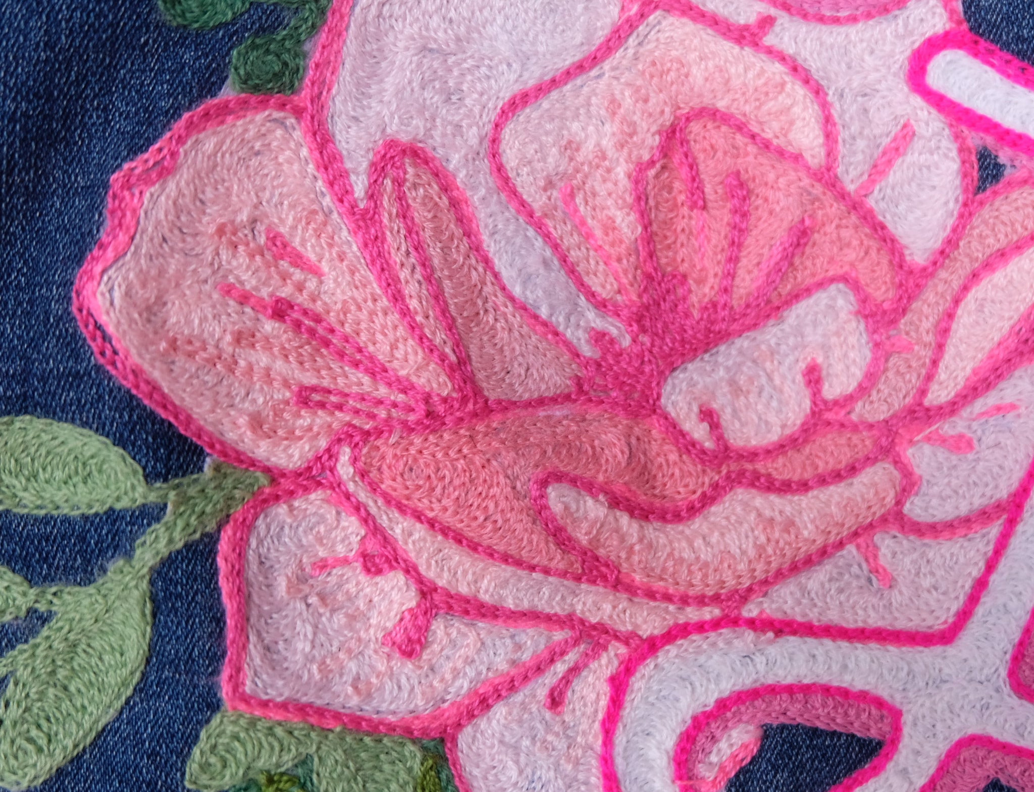 Custom Chainstitch Embroidered Denim Jackets • Daily Disco Custom ...