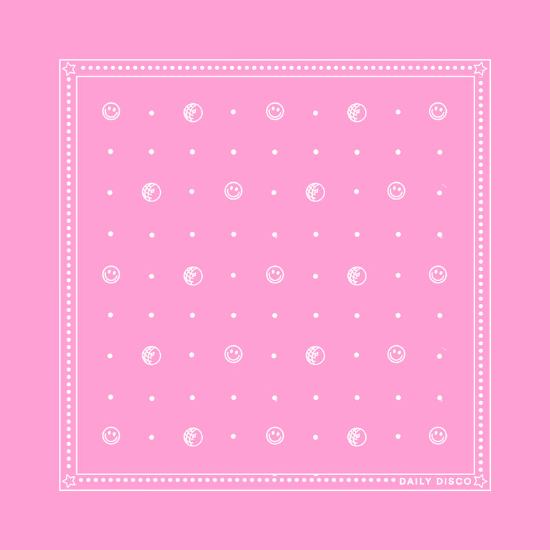Pink Disco Bandana Personalized - Daily Disco